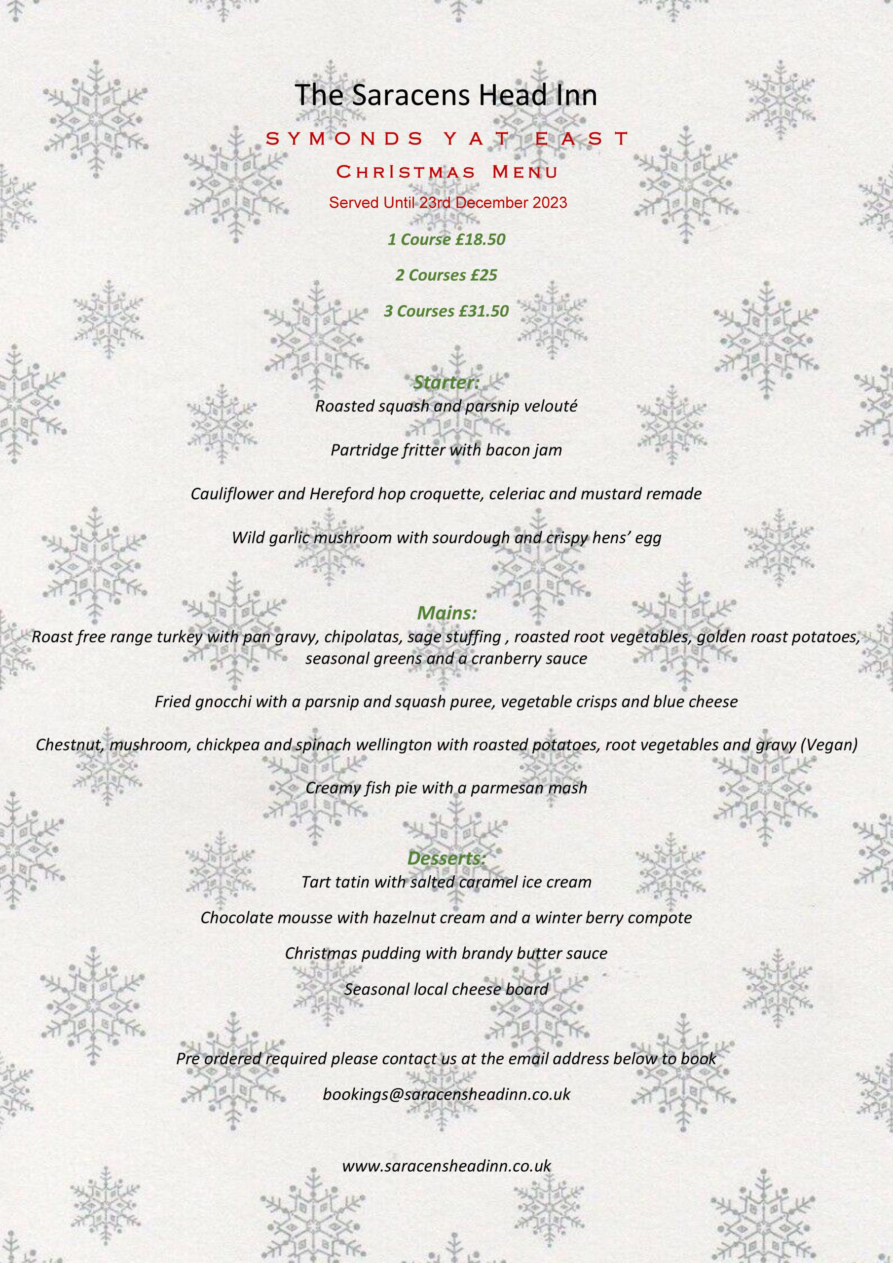 Eat | The Saracens Head Inn